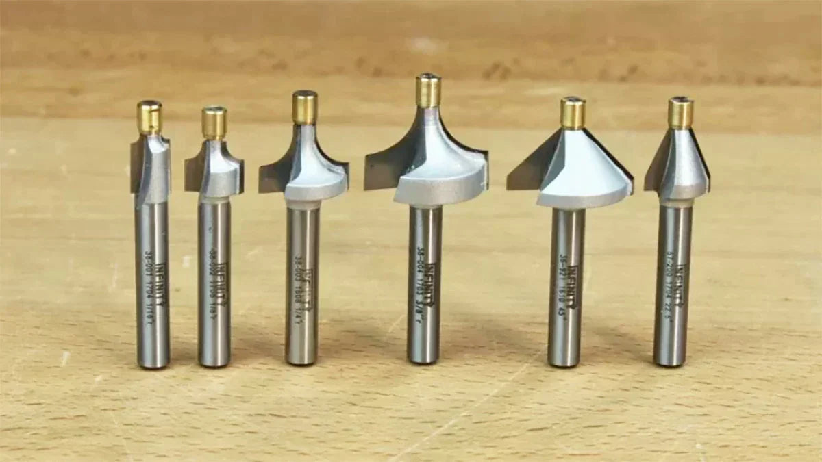 Why You Need Brass Pilot Roundover & Chamfer Woodworking Router Bits ...