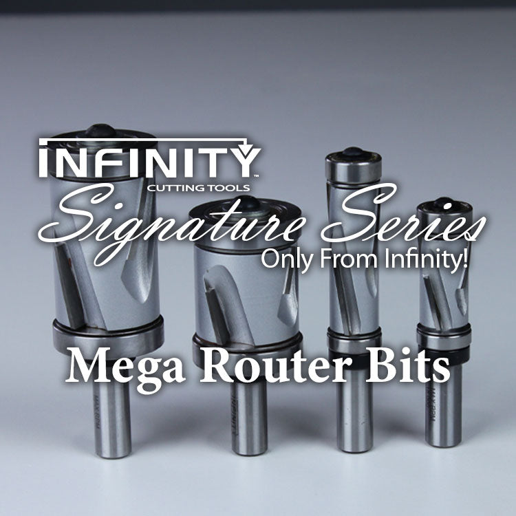 Infinity Signature Series: MEGA Router Bits – Infinity Cutting Tools