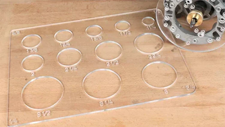 Circle & Radius Cutting Template For Routers – Infinity Cutting Tools