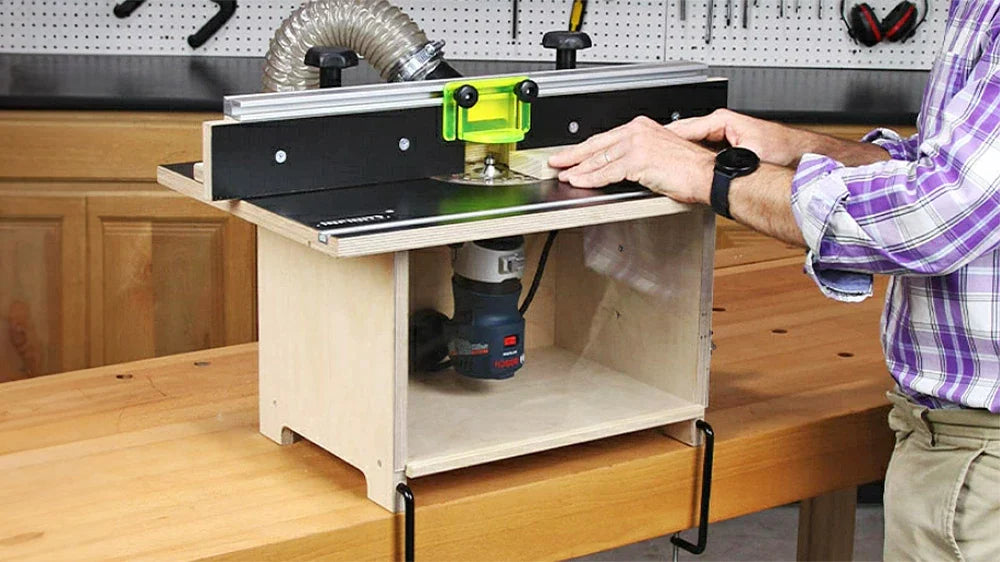 Portable Router Table Performs At The Home Shop Or Job Site – Infinity ...
