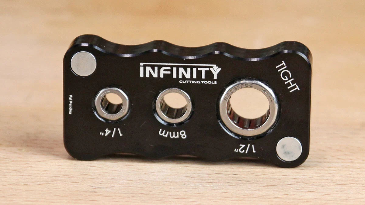 Infinity Tools Vise Makes Router Bit Maintenance Quick & Easy ...