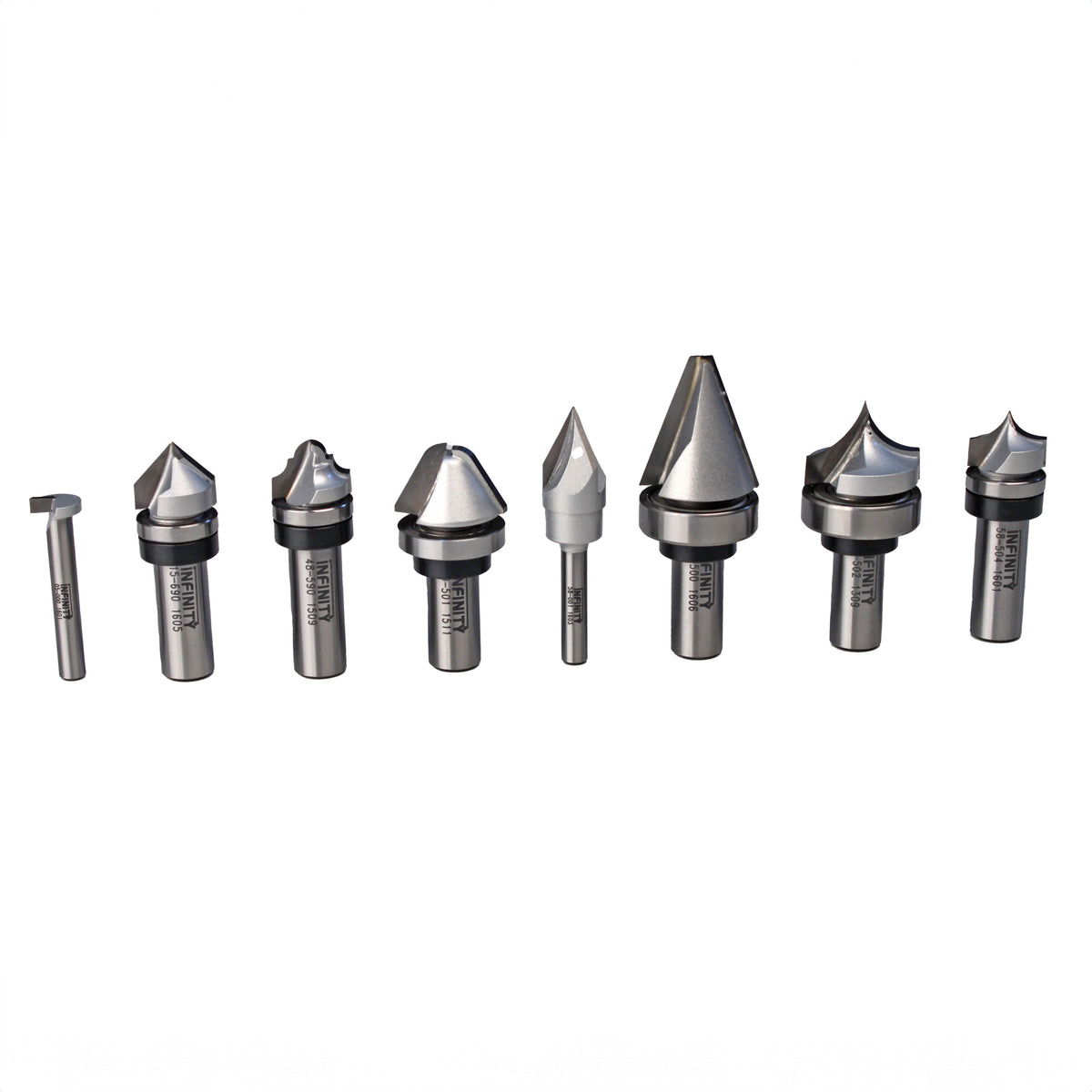 Infinity Tools 8-Pc. Sign Making Router Bit Set – Infinity Cutting Tools