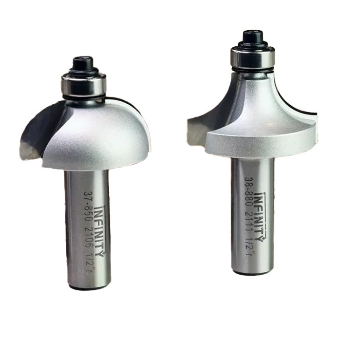 Infinity Tools 1/2" Shank Drop Leaf Table Router Bit Set – Infinity ...