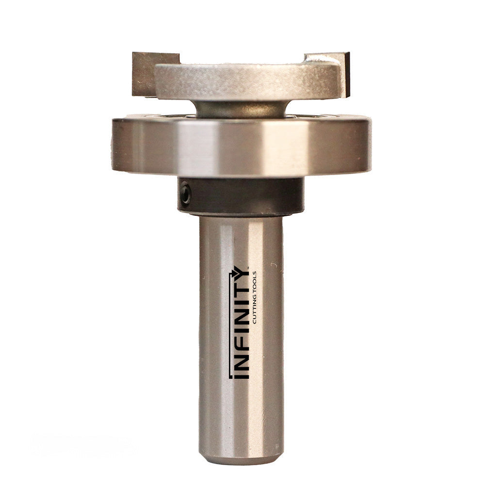 Infinity Tools 1/2" Shank Mortise & Tenon Router Bits w/ Bearing ...