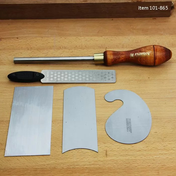 Narex 5-Pc. Cabinet Scraper Set w/ Burnisher & Diamond File – Infinity ...
