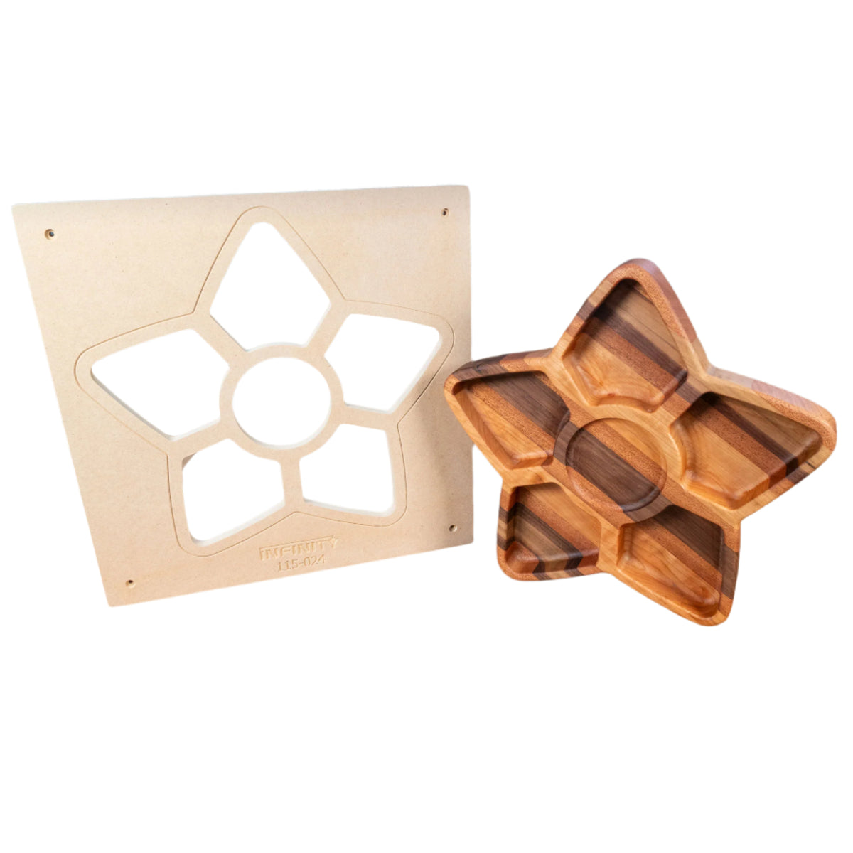 Star Tray Template – Woodworking Template for Gifts & Crafts – Infinity ...