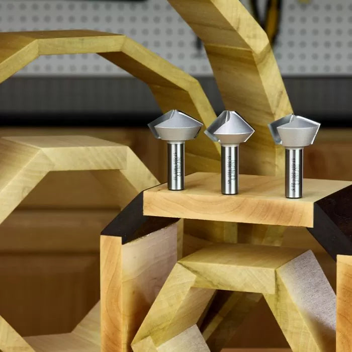 Infinity Tools 1/2" Shank Bird's Mouth Router Bits – Infinity Cutting Tools