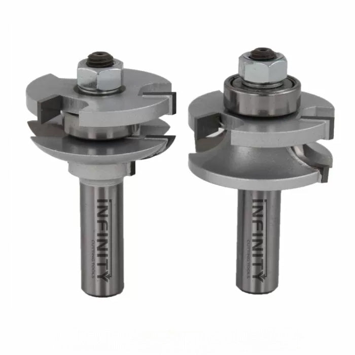 Infinity Tools 1/2" Shank Matched Rail & Stile Router Bits – Infinity ...