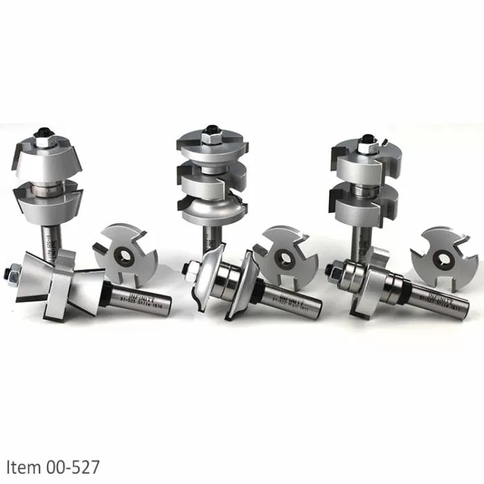 Infinity Tools 1/2" Shank Rail & Stile Entry & Passage Door Router Bit ...