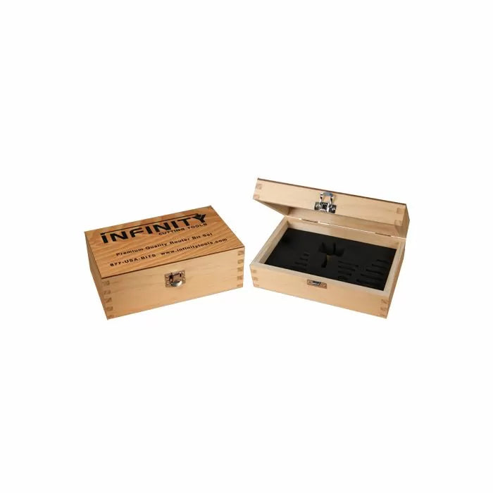 Infinity Tools Wooden Box for Mega Rabbeting Router Bit Set – Infinity ...