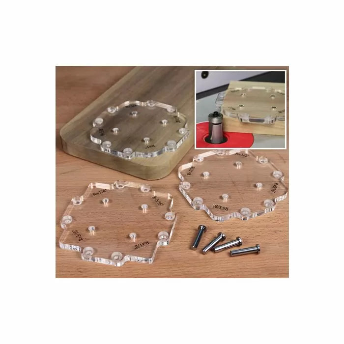 Corner Radius Template Guides; 3-Pc. Set – Infinity Cutting Tools