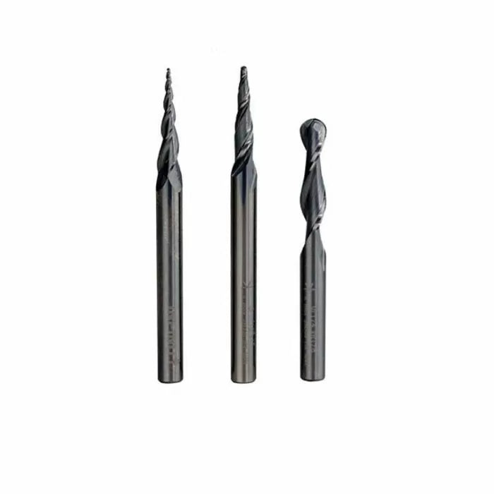 Infinity Tools 1/4" Shank, 3-Pc. Fine Detail CNC Bit Set – Infinity ...