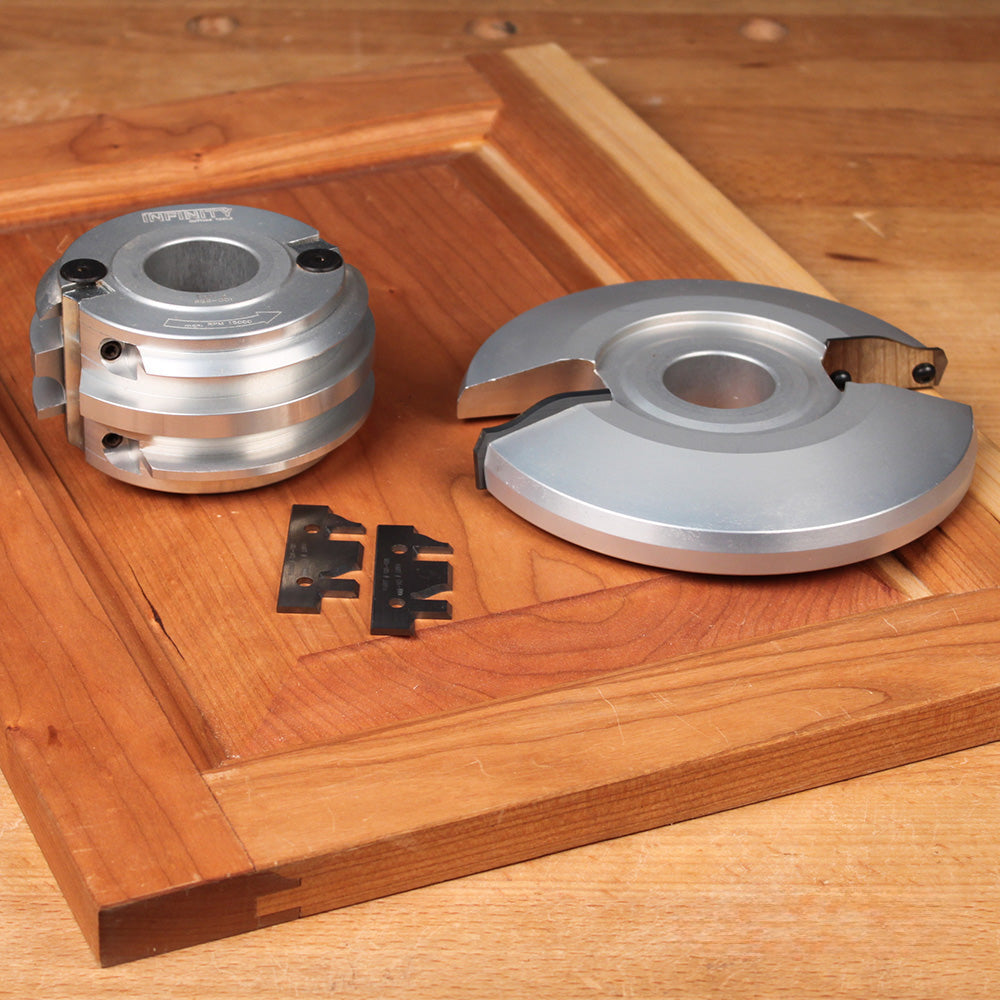 Infinity Tools 2-Pc. Kitchen Door Shaper Cutter Sets, 1-1/4" Bore ...