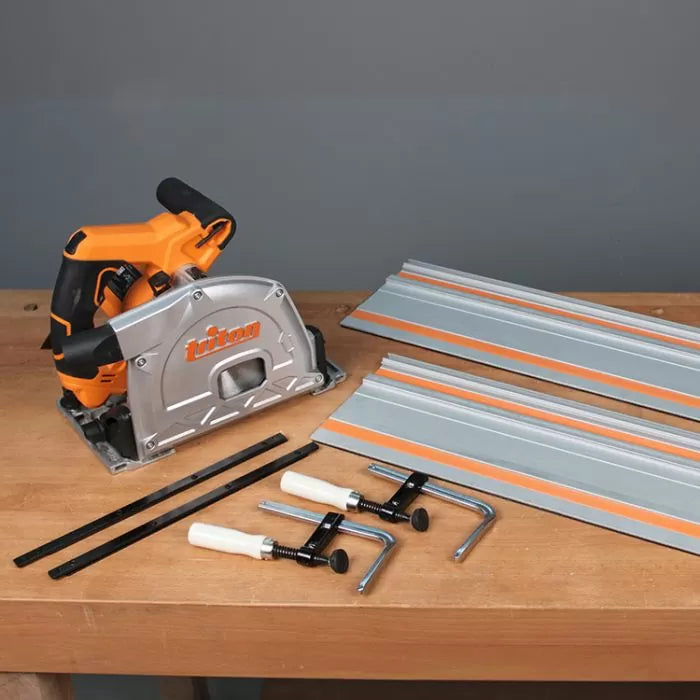 Triton Track Saw With Track Pack & Clamps – Infinity Cutting Tools